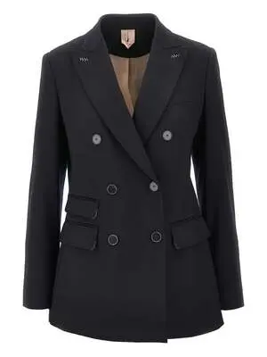 Max Mara Double-breasted Jacket - Multicolor
