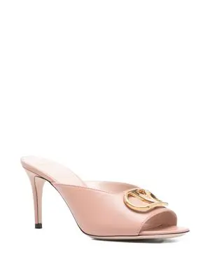 Valentino Garavani Vlogo Signature Leather Mules - Multicolor