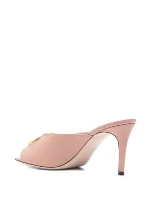 Valentino Garavani Vlogo Signature Leather Mules - Multicolor