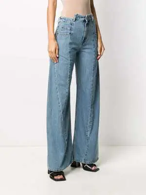 MAISON MARGIELA Décortiqué Wide Leg Jeans