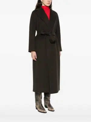 Max Mara Wool Long Coat - Multicolor