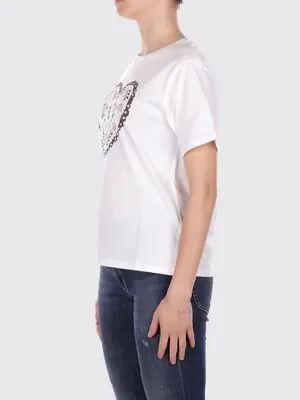 Max Mara Embroidered Heart T-shirt - Multicolor