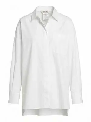 Max Mara Cotton Shirt With Classic Collar
