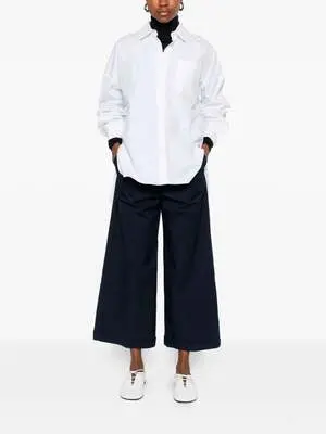 Max Mara Cotton Shirt With Classic Collar