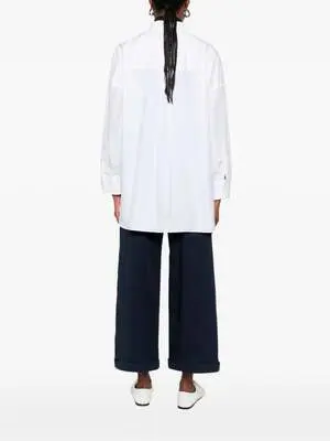 Max Mara Cotton Shirt With Classic Collar