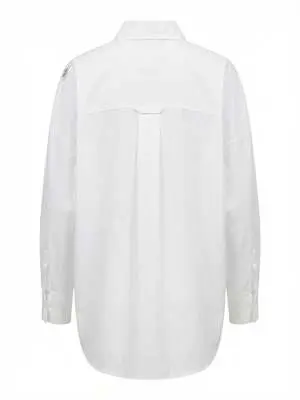 Max Mara Cotton Shirt With Classic Collar - Multicolor