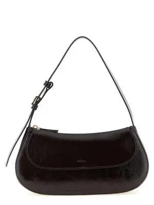 Mulberry Clovelly Patent Leather Shoulder Bag - Purple