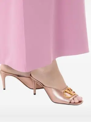 Valentino Garavani Vlogo Signature Leather Mules - Multicolor