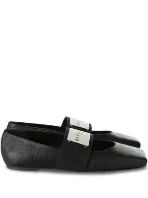 Givenchy Ballet Flats With Elastic Strap - Black
