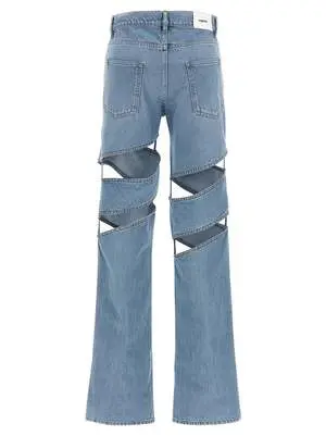 Coperni Spiral Cut-out Jeans