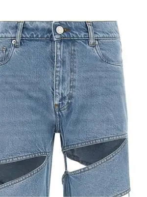 Coperni Spiral Cut-out Jeans
