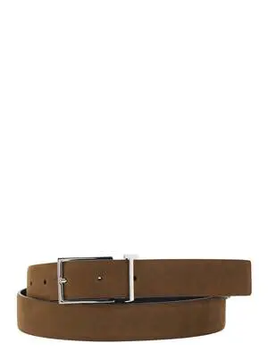 TOM FORD Leather Belt With T Loop Detail - Multicolor