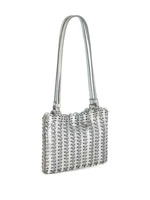 Rabanne Metallic Shoulder Bag - Silver
