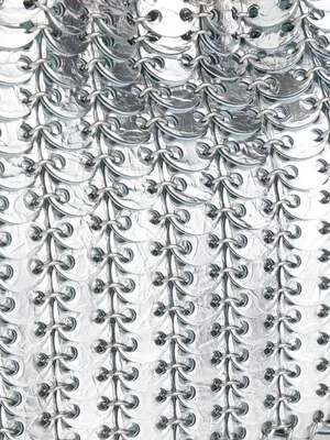 Rabanne Metallic Shoulder Bag - Silver