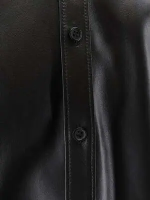 Dolce & Gabbana Leather Shirt Jacket