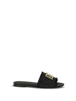 Dolce & Gabbana Raffia Open-toe Sandals
