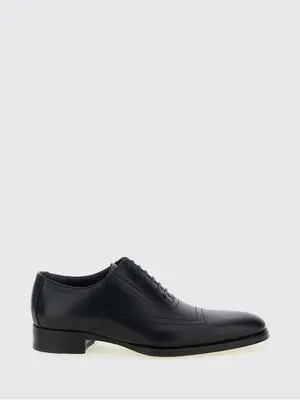 Gucci Calfskin Leather Wing Tip Oxford Shoes - Black