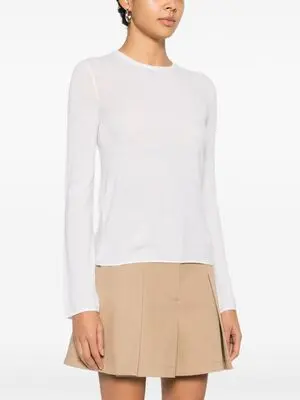 LISA YANG Georgie Cashmere Sweater Ivory - Multicolor