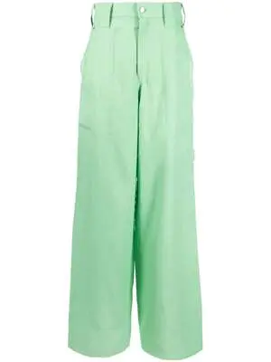 Stella McCartney Wide-leg Trousers - Green