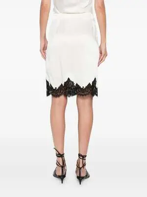 Stella McCartney Midi Skirt With Lace Trim - Multicolor
