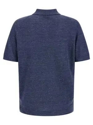 Brunello Cucinelli Linen Cotton Polo Shirt