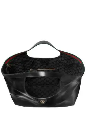 Gucci Lily Large Shopping Bag - Black