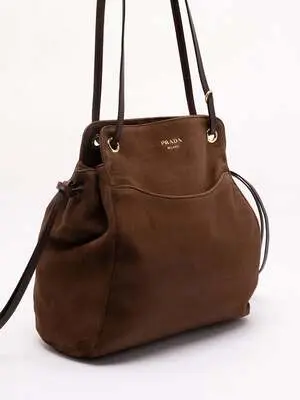 Prada Calf Leather Shoulder Bag