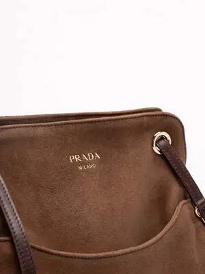 Prada Calf Leather Shoulder Bag