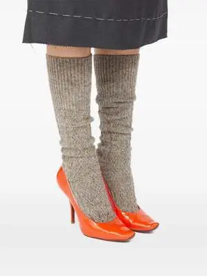 MAISON MARGIELA 100mm Leather Pumps - Multicolor