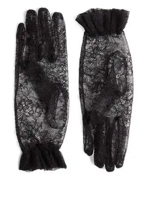 Valentino Garavani Vlogo Lace Gloves - Multicolor