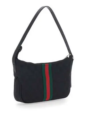 Gucci Leather Handbag With Logo Detail