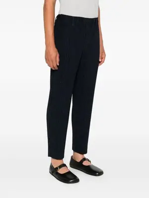 Issey Miyake Homme Plissé Pleated Trousers - Blue