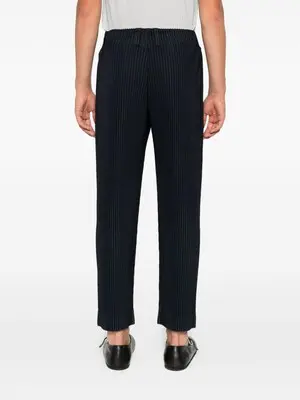 Issey Miyake Homme Plissé Pleated Trousers - Blue