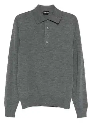 TOM FORD Long-sleeved Polo Shirt