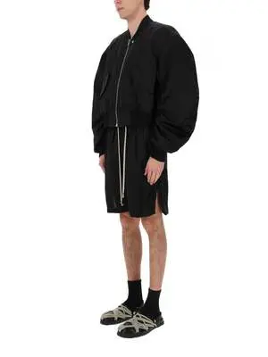 Rick Owens Bomber Flight Jacket - Black
