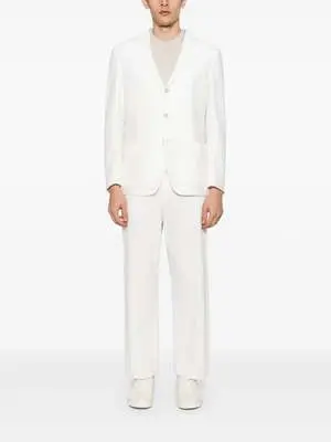 Eleventy Structured Jacket With Notch Lapel And Button Detail