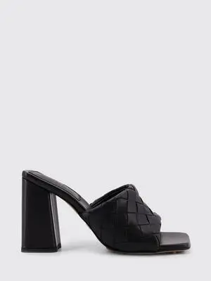 Women's Woven Heeled Mules