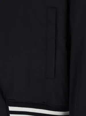 Gucci Black Reversible Tech Fabric Bomber Jacket - Multicolor