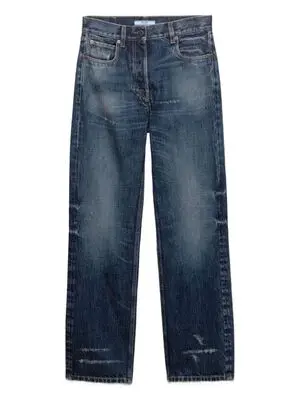 Women's High-Rise Button Fly Jeans