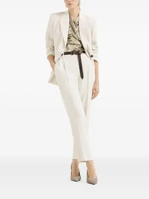 Brunello Cucinelli Suede Slingback Pumps