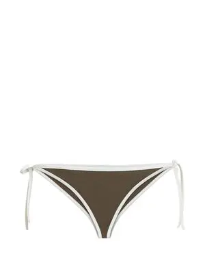 Brunello Cucinelli Military Green Triangle Bikini Bottom - Multicolor