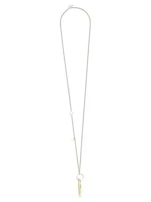 JIL SANDER 601 Chain Necklace With Pearl And Pendant - Gold