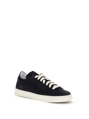 Kiton Suede Lace-up Sneakers