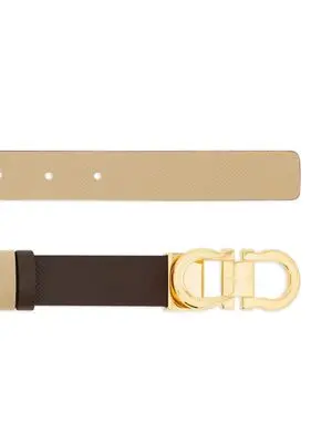 FERRAGAMO Gancini Leather Belt - Multicolor