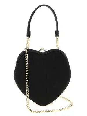 VIVIENNE WESTWOOD Belle Heart Frame Purse - Black