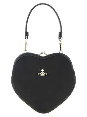 VIVIENNE WESTWOOD Belle Heart Frame Purse - Black