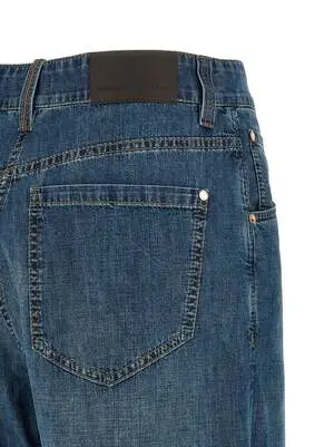 Brunello Cucinelli Wide Leg Jeans - Blue