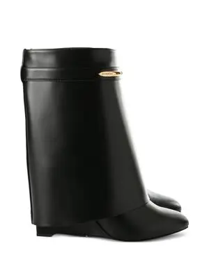 Givenchy Wedge Boots With Strap Detail - Multicolor