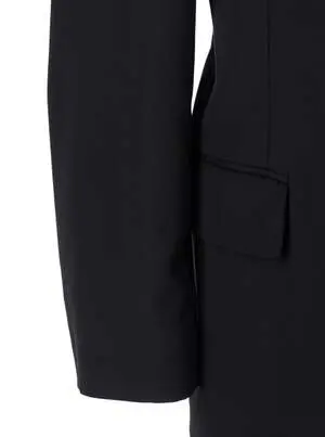 Balenciaga Single-breasted Jacket With Notched Lapel In Wool - Multicolor