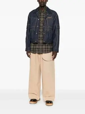 Dsquared2 Denim Jacket With Paneled Design